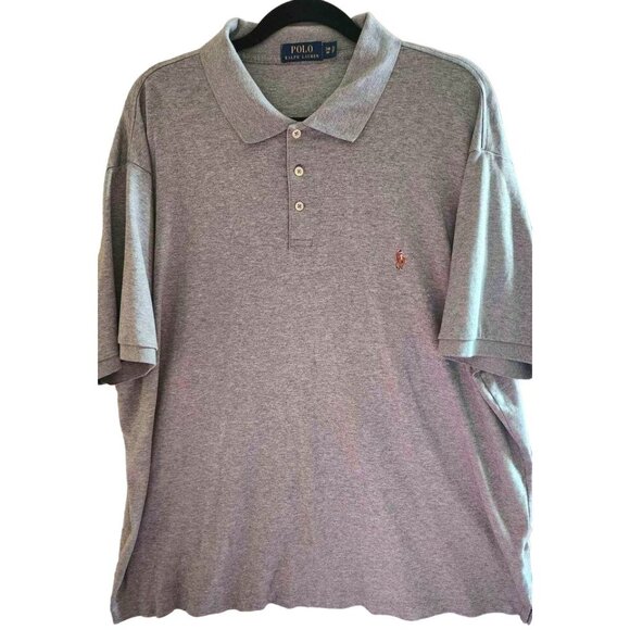 Ralph Lauren | Shirts | Polo Ralph Lauren Gray Short Sleeve Polo Shirt ...